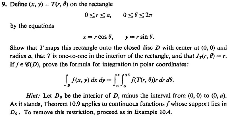 Solved Problem 9 Book using : Walter Rudin - Principles of | Chegg.com