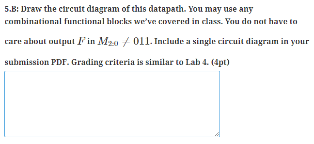 6. (5pt) Datapath Design You are charged with the | Chegg.com