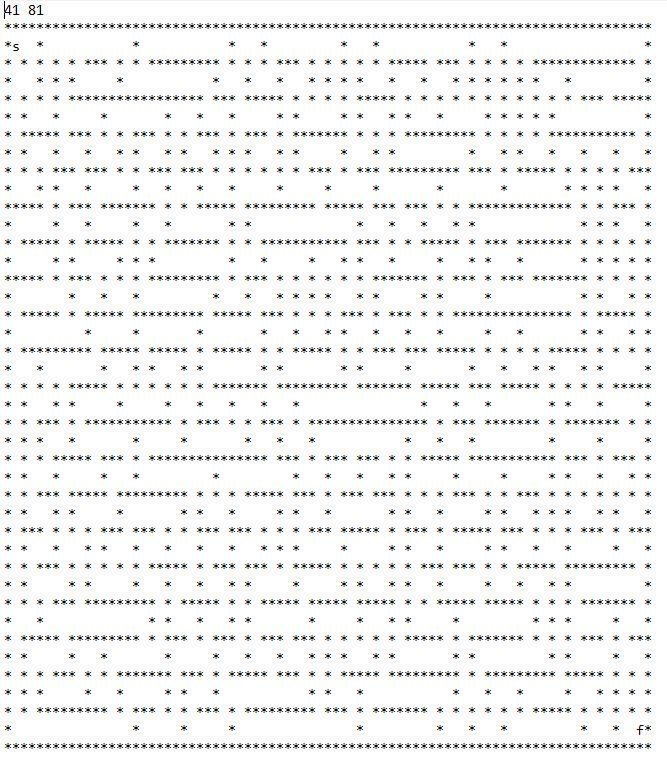 Maze Solver Create a program to solve a maze using a | Chegg.com