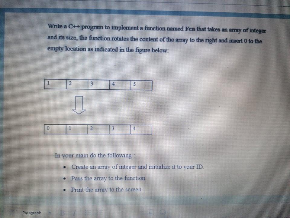 Solved Write a C++ program to implement a function named Fan | Chegg.com