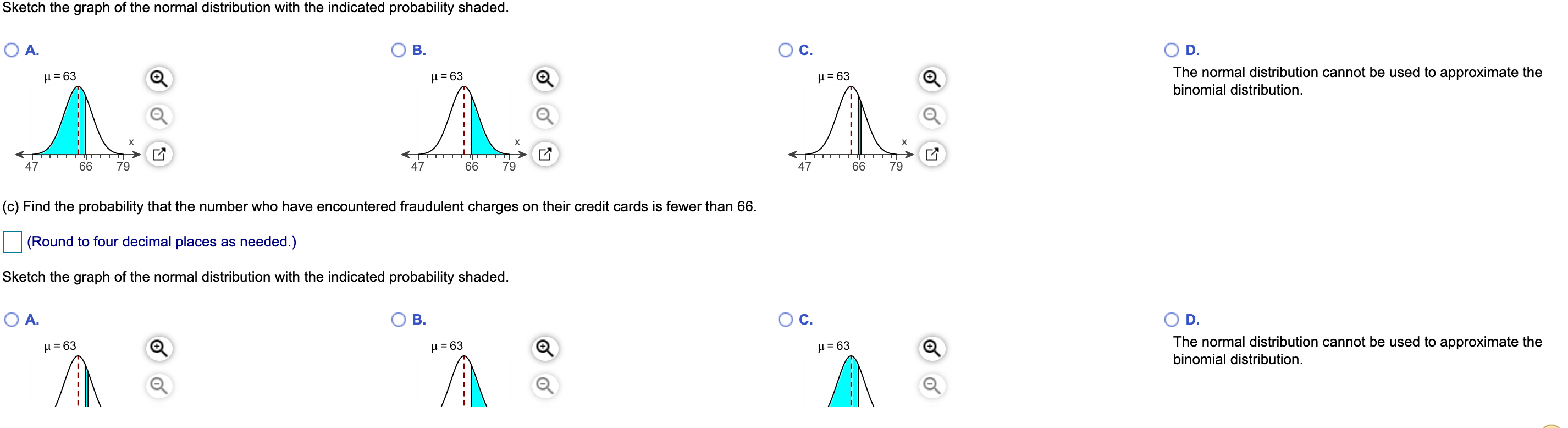 Solved Determine whether you can use the normal distribution | Chegg.com