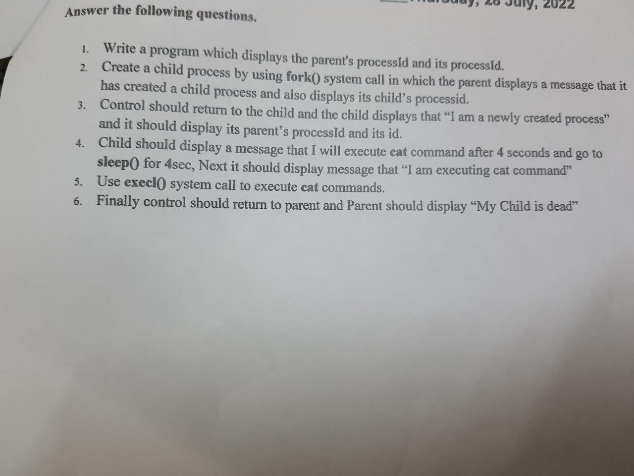 Solved Hi, I have an assignment in the operating system | Chegg.com