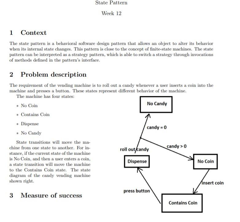 Implementing A State Pattern For Managing Game Character Behaviors In – peerdh.com