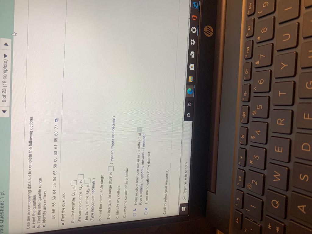 Solved Qq +Q3 The measure of position called the midquartile | Chegg.com