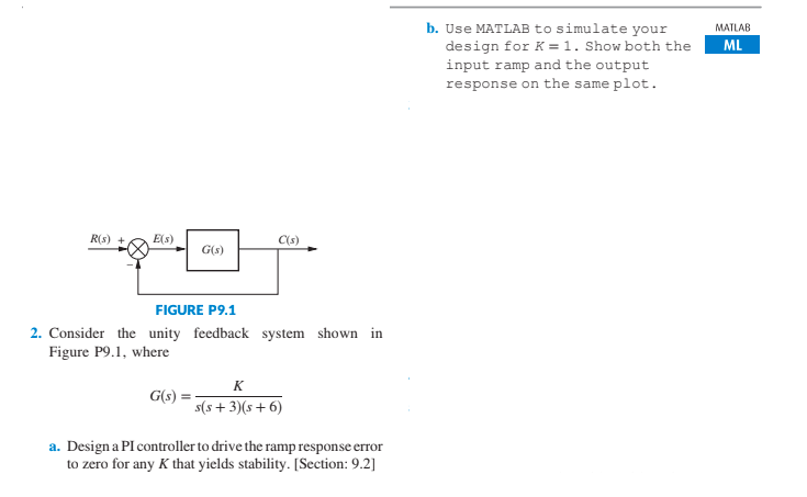 Solved Matlab Ml B Use Matlab To Simulate Your Design For K 6895