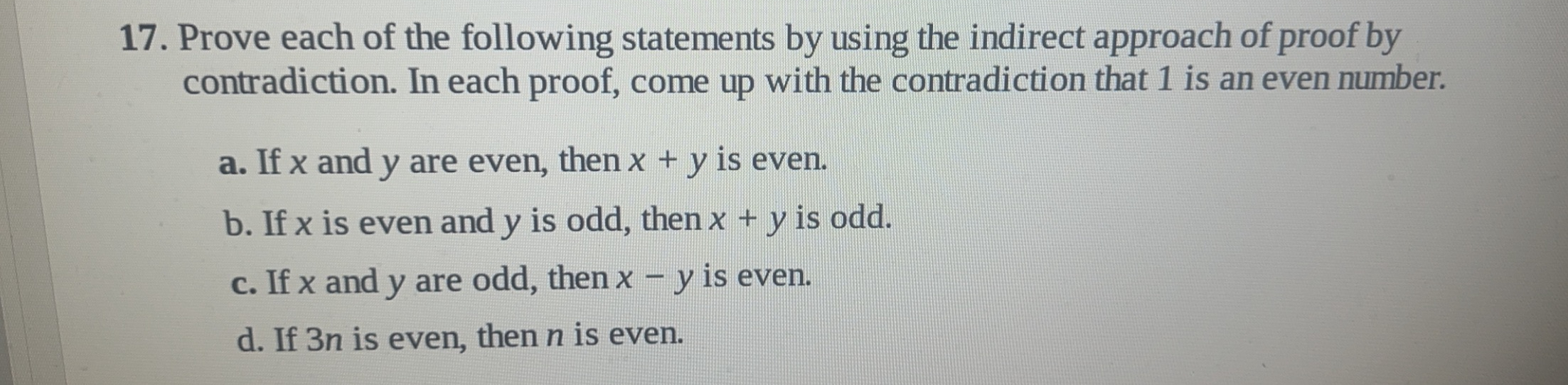 Solved Prove each of the following statements by using the | Chegg.com