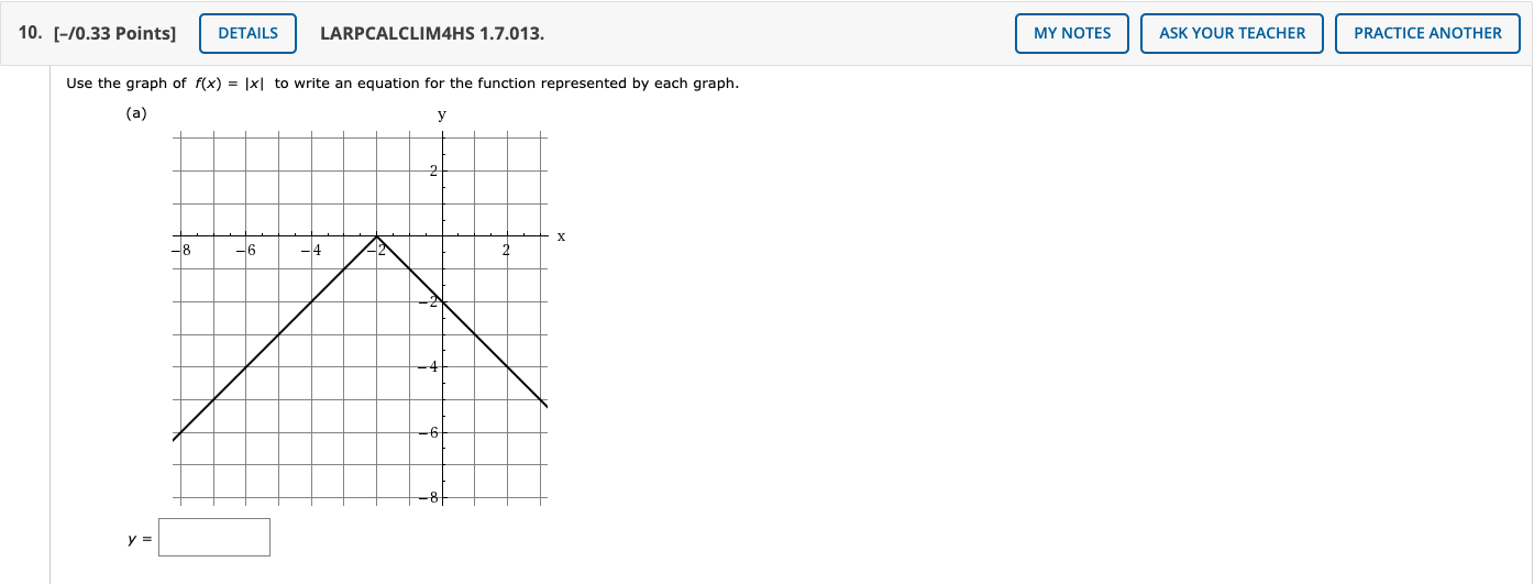 Solved 10. [-70.33 Points] DETAILS LARPCALCLIM4HS 1.7.013. | Chegg.com