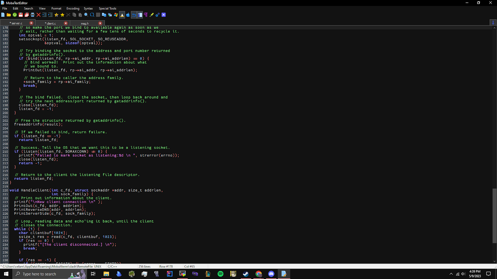 Solved Implement database server (dbserver) and client | Chegg.com