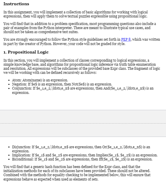 Solved 2. Logic Puzzles (35 points) In this section, you | Chegg.com