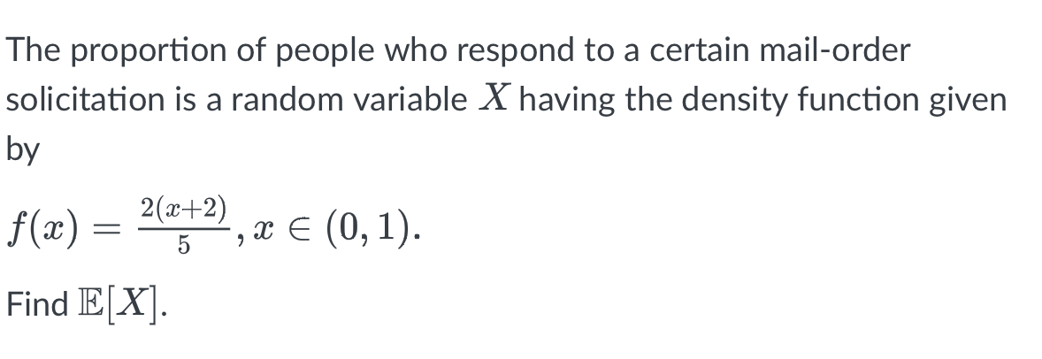 Solved The proportion of people who respond to a certain | Chegg.com