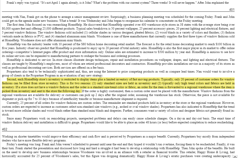 Solved Woodmere Products Judith M. Whipple John Smith had | Chegg.com