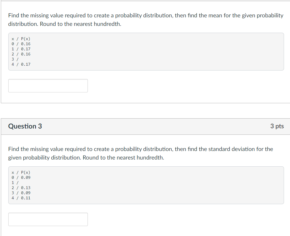 Solved Find the missing value required to create a | Chegg.com