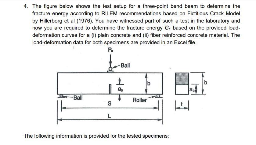 4. The figure below shows the test setup for a | Chegg.com