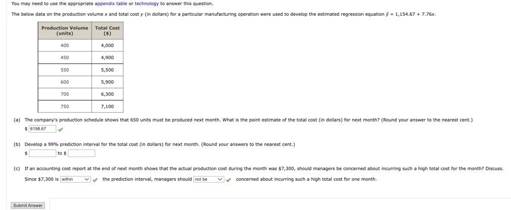 Solved 5 (b) Develop a 99\% prediction interval for the | Chegg.com