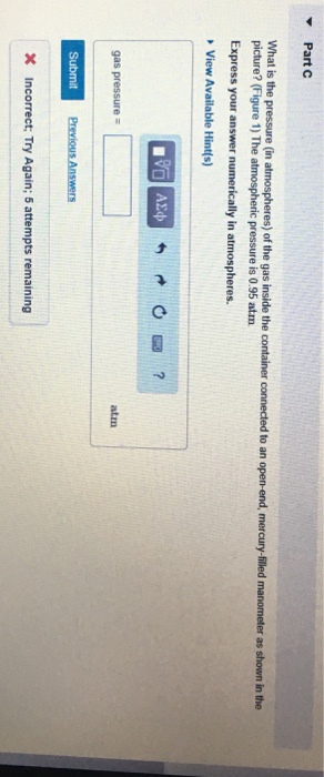 Solved Part B A closed container is filled with oxygen. The | Chegg.com