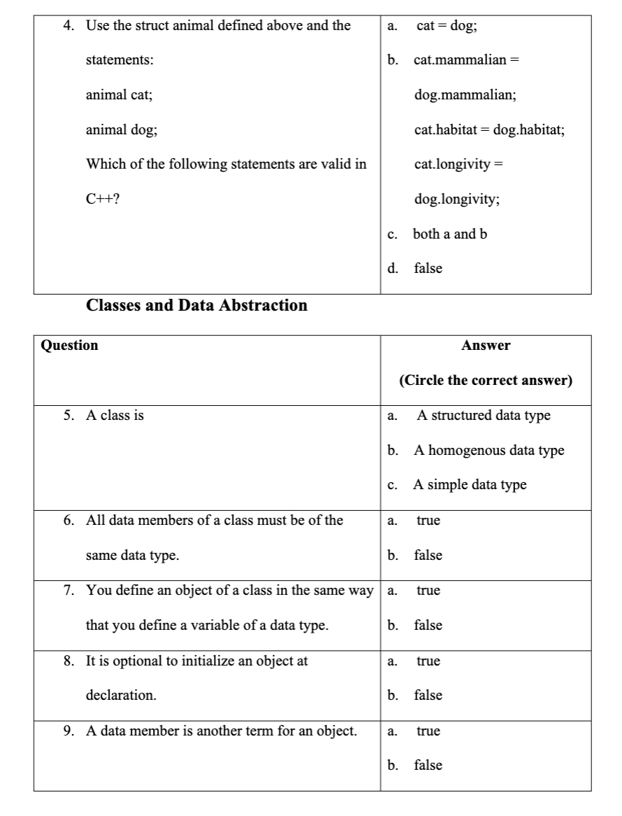 Solved Manipulating Data Using A Struct Question Answer 