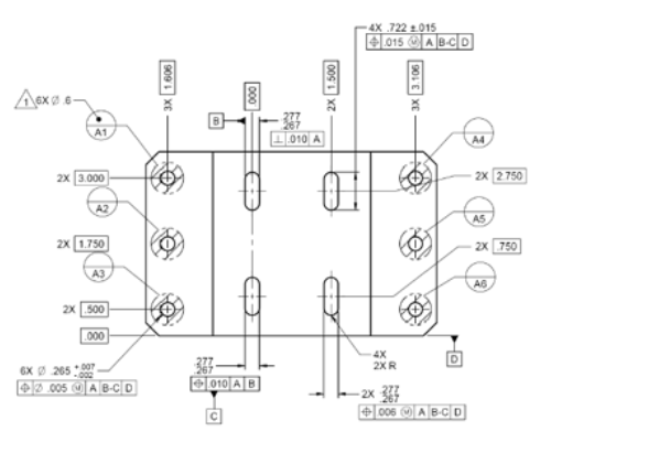Solved Mark various feature of size and calculate MMC and | Chegg.com