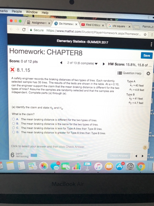 Solved marks People Window Help / 을 Assignmen: ×° Do Homew( | Chegg.com