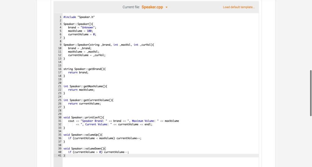 Solved (2) The accessors and mutators of the above member | Chegg.com