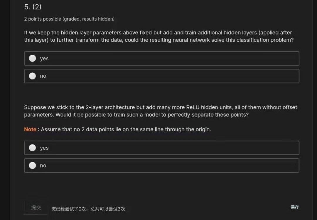 Solved Midterm 截止日期Apr 10, 2023 19:59 HKT Consider a 2-layer | Chegg.com
