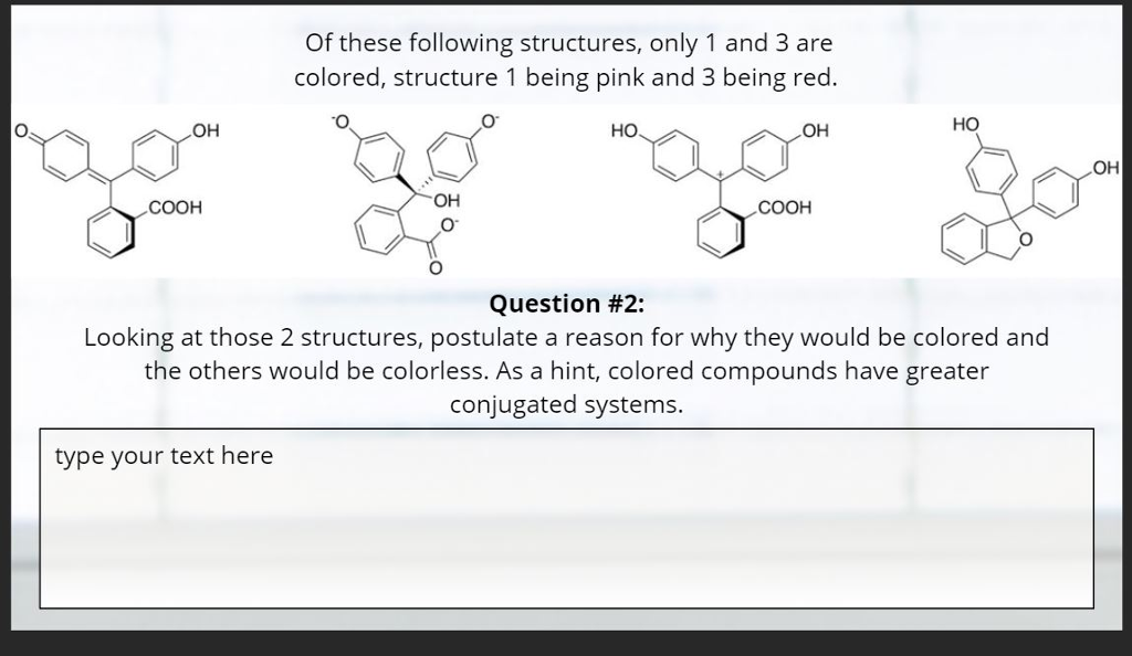 Solved of these following structures. colored, structure 1 | Chegg.com