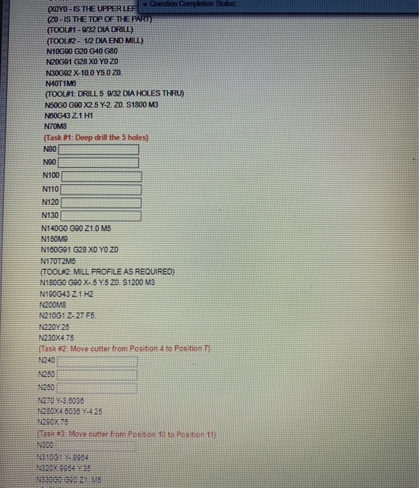 Solved 11.2. Program number: 01111. The CNC program for the | Chegg.com