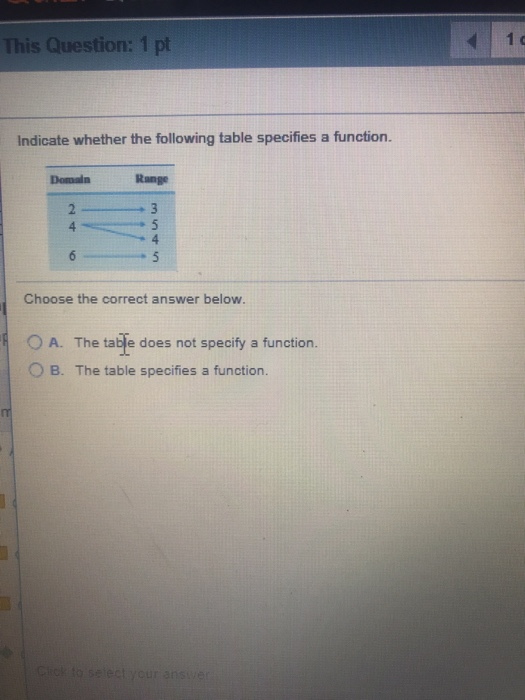 Solved This Question: 1 pt Indicate whether the following | Chegg.com