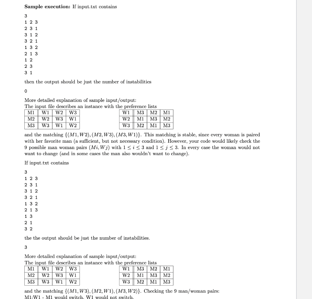 Solved Overview: Your program will be given an instance of | Chegg.com