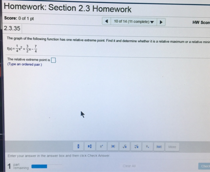 Solved Homework Section 2 3 Homework Score 0 Of 1 Pt