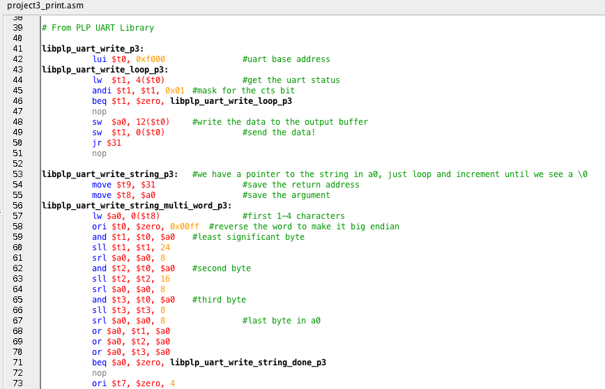 The Task In this project, you will be writing a | Chegg.com