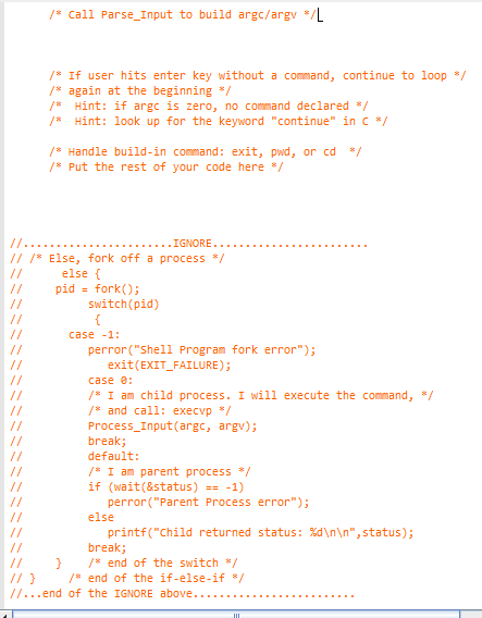 CSC 60. Spring 2020. Lab 9. Write your own UNIX | Chegg.com