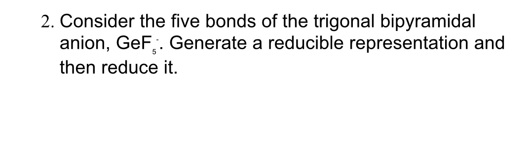 Solved Consider the five bonds of the trigonal | Chegg.com