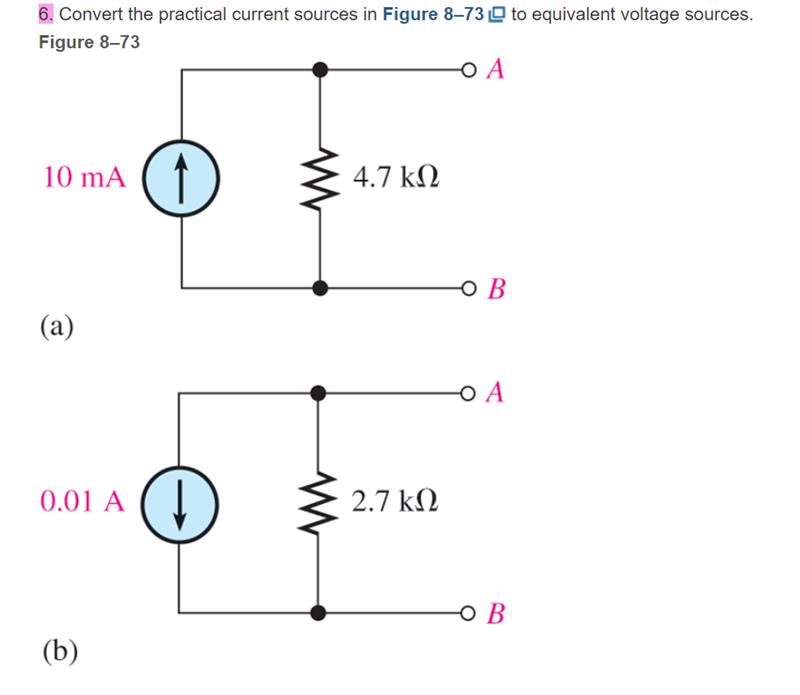 Solved 2. Convert the practical voltage sources in Figure | Chegg.com