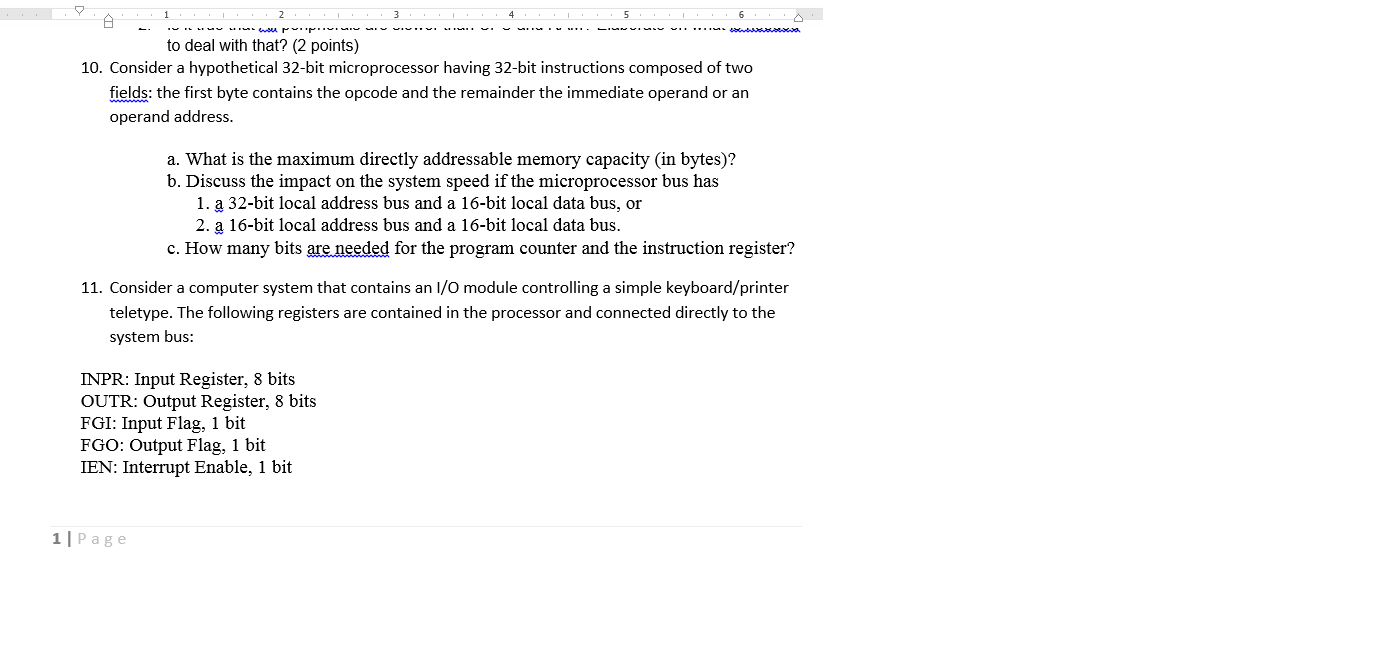 Solved 1. What purpose does the datapath in a CPU serve? 2. | Chegg.com