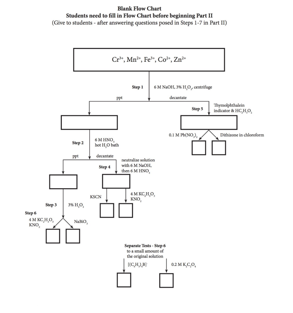 Solved Blank Flow Chart Students need to fill in Flow Chart | Chegg.com
