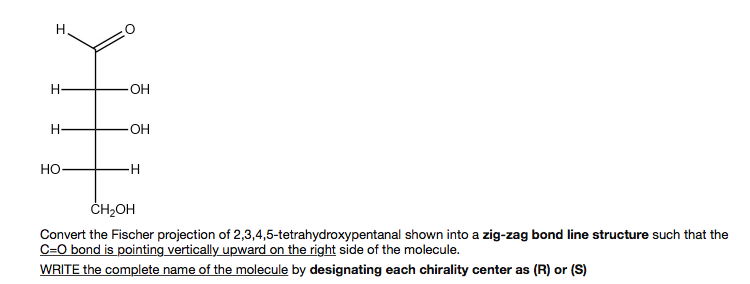 Solved Convert the Fischer projection of | Chegg.com