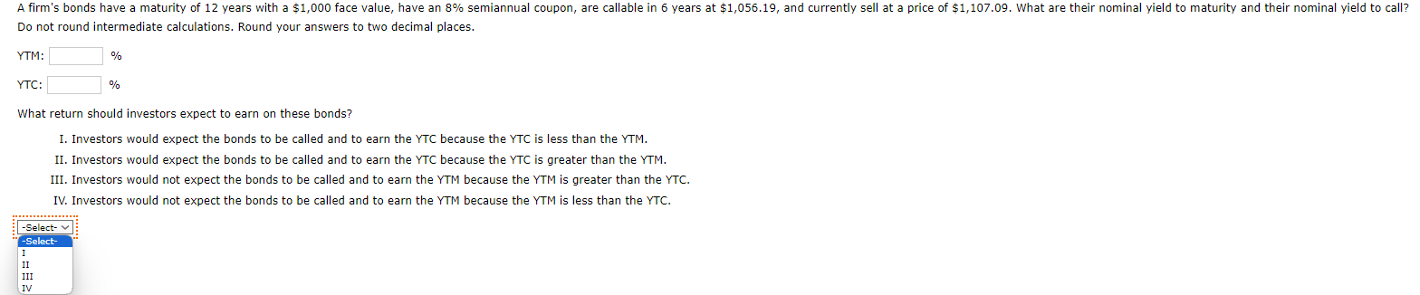 Solved Do not round intermediate calculations. Round your | Chegg.com
