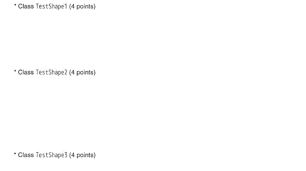 Solved Question 10. (Polymorphism, 12 points) Given classes | Chegg.com Solved Question 10. (Polymorphism, 12 points) Given classes | Chegg.com