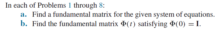 In each of Problems 1 through 8 : a. Find a | Chegg.com