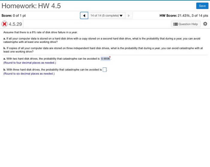 Solved Homework: HW 4.5 Save Score: 0 of 1 pt | 14 of 14 (5 | Chegg.com Solved Homework: HW 4.5 Save Score: 0 of 1 pt | 14 of 14 (5 | Chegg.com