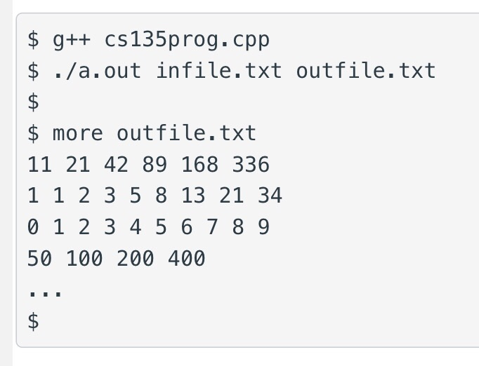 Solved Write a program that takes in two command line | Chegg.com