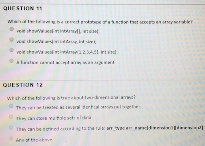 Solved QUESTION 3 A program has the main0 function and two | Chegg.com