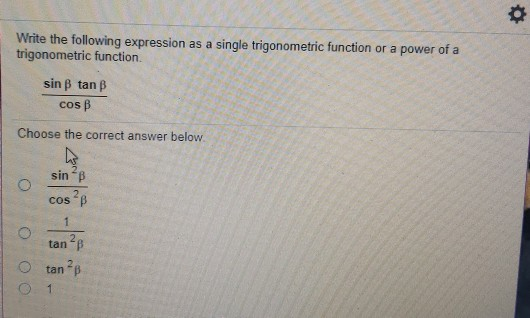 Solved Write the following expression as a single | Chegg.com