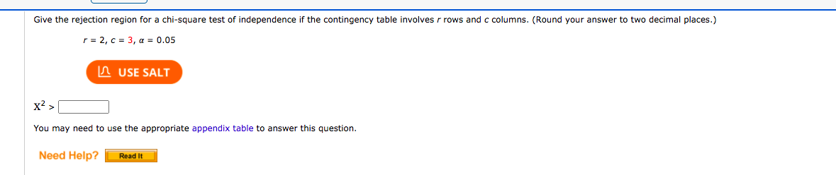 Solved Give the rejection region for a chi-square test of | Chegg.com