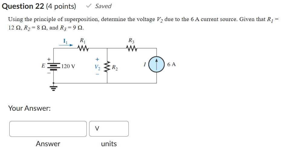 Solved Using the principle of superposition, | Chegg.com