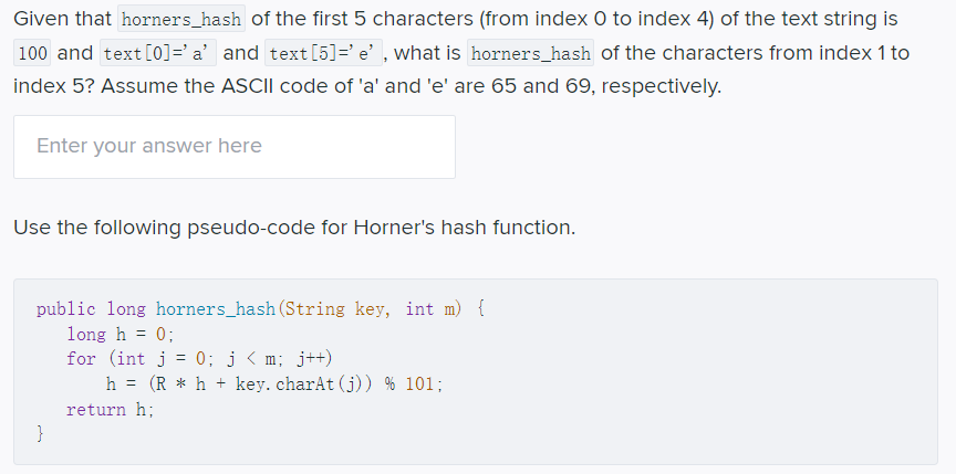 Given that of the first 5 characters (from index 0 | Chegg.com