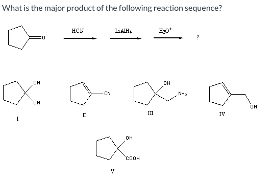 [Solved]: What is the major product of the following react