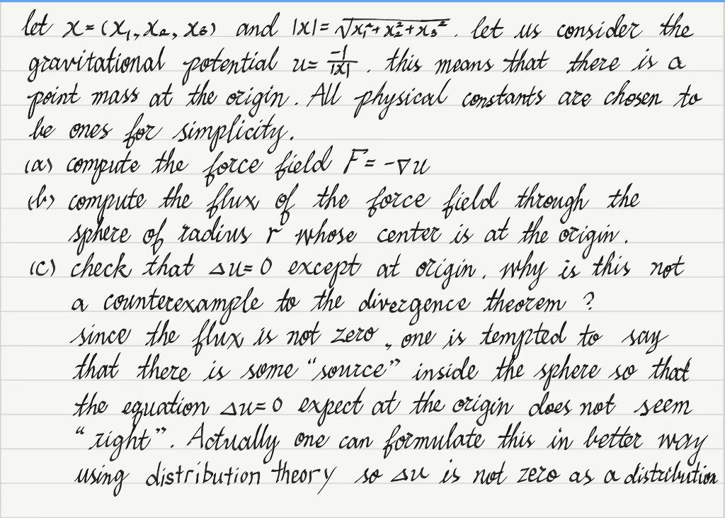 Solved let x=(x1,x2,x3) and ∣x∣=x12+x22+x32, let us consider | Chegg.com
