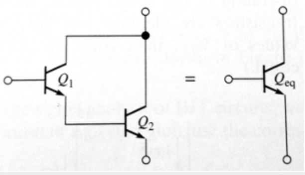 Solved The pair of transistors Q1 and Q2 in the figure have | Chegg.com