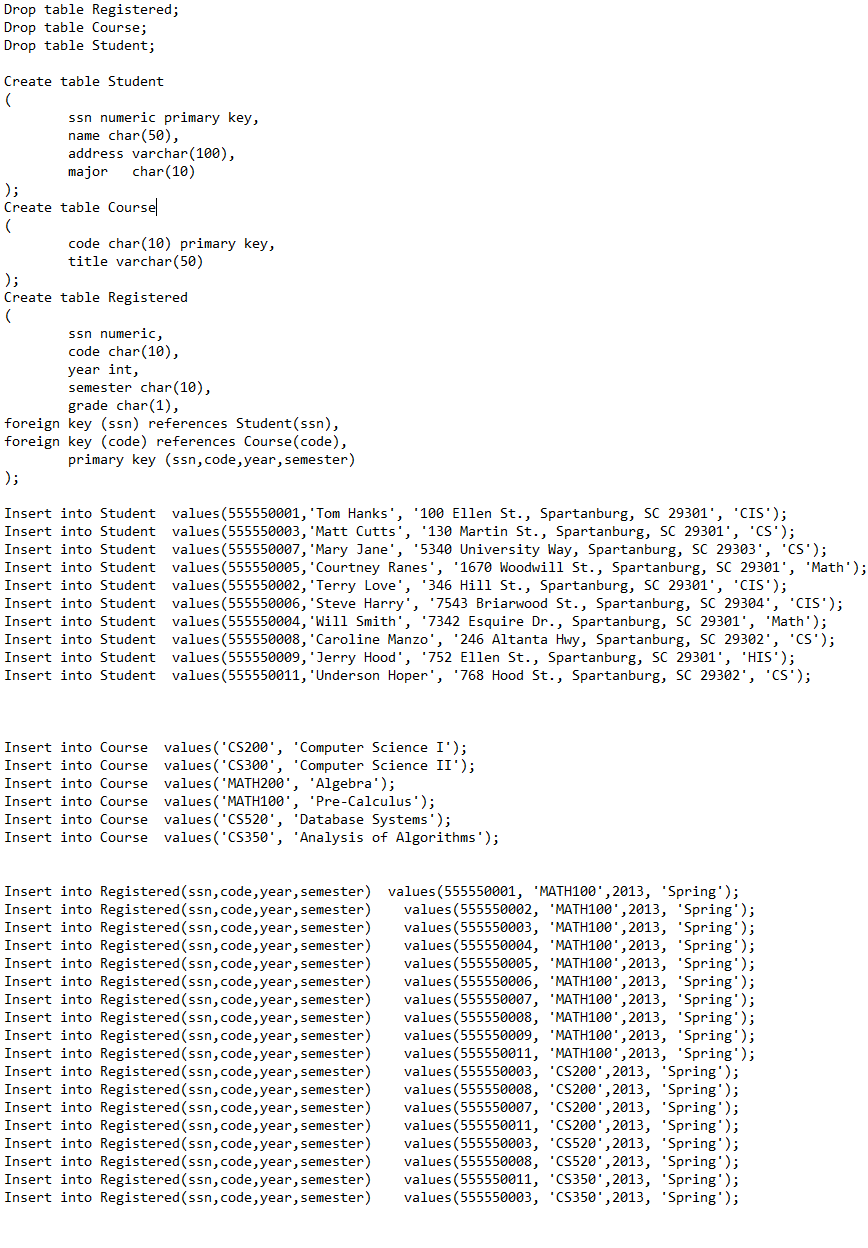 Solved Implement a University Registration System in Java or | Chegg.com